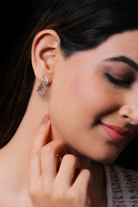 Giva peacock earrings store